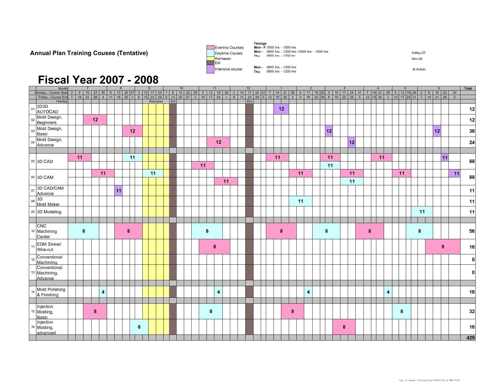 Workshop Schedule Calendar Template: A Comprehensive Guide ...