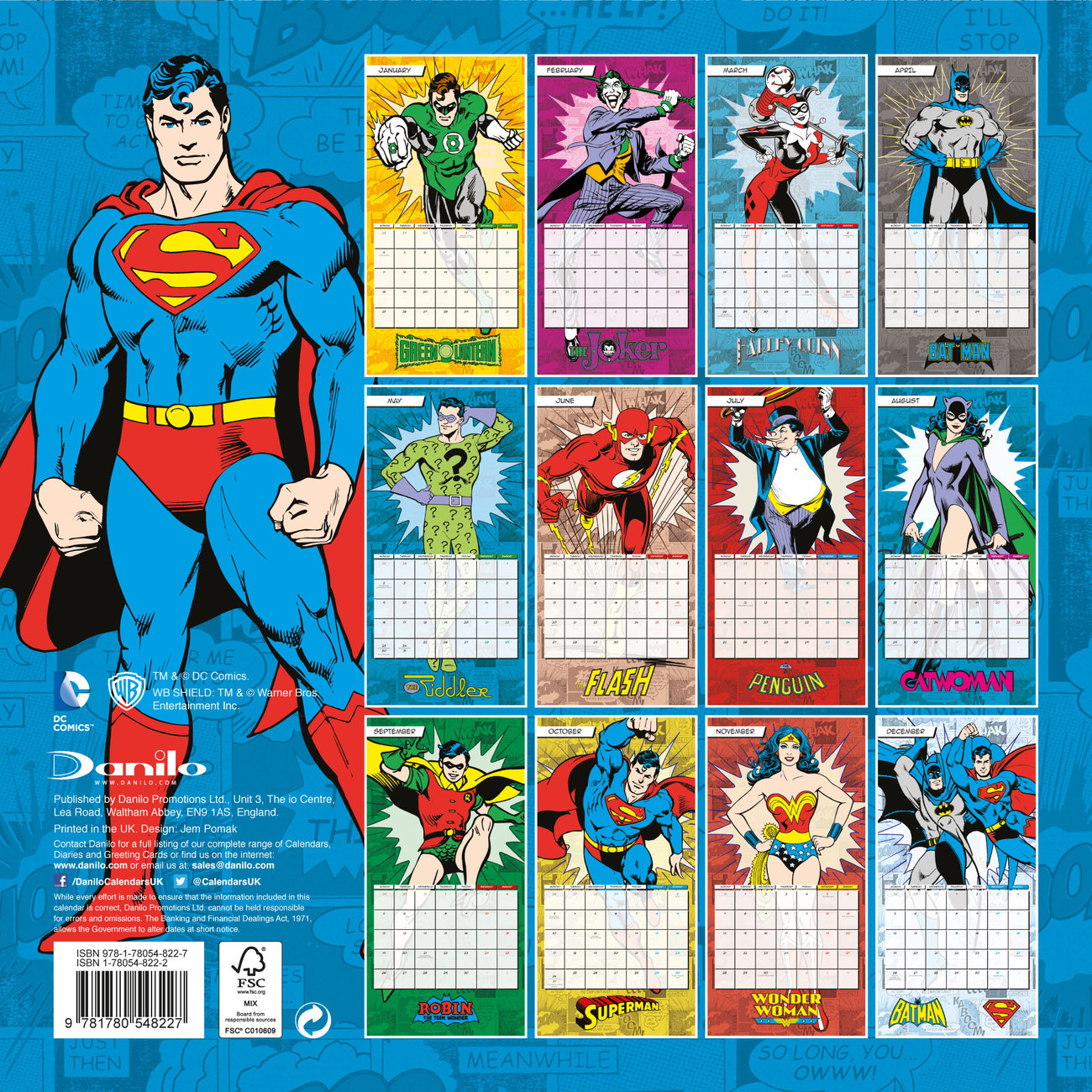 Comic Calendar Template: A Fun Way To Organize Your Year ...