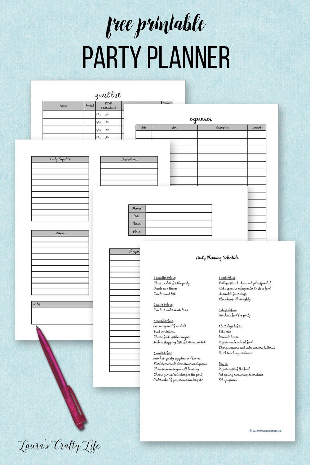 Party Planning Calendar Template: A Must-Have For Every Event Organizer ...