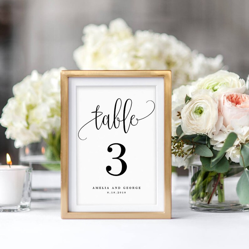 Table Number Card Templates: The Ultimate Guide | Templatesz234.com ...