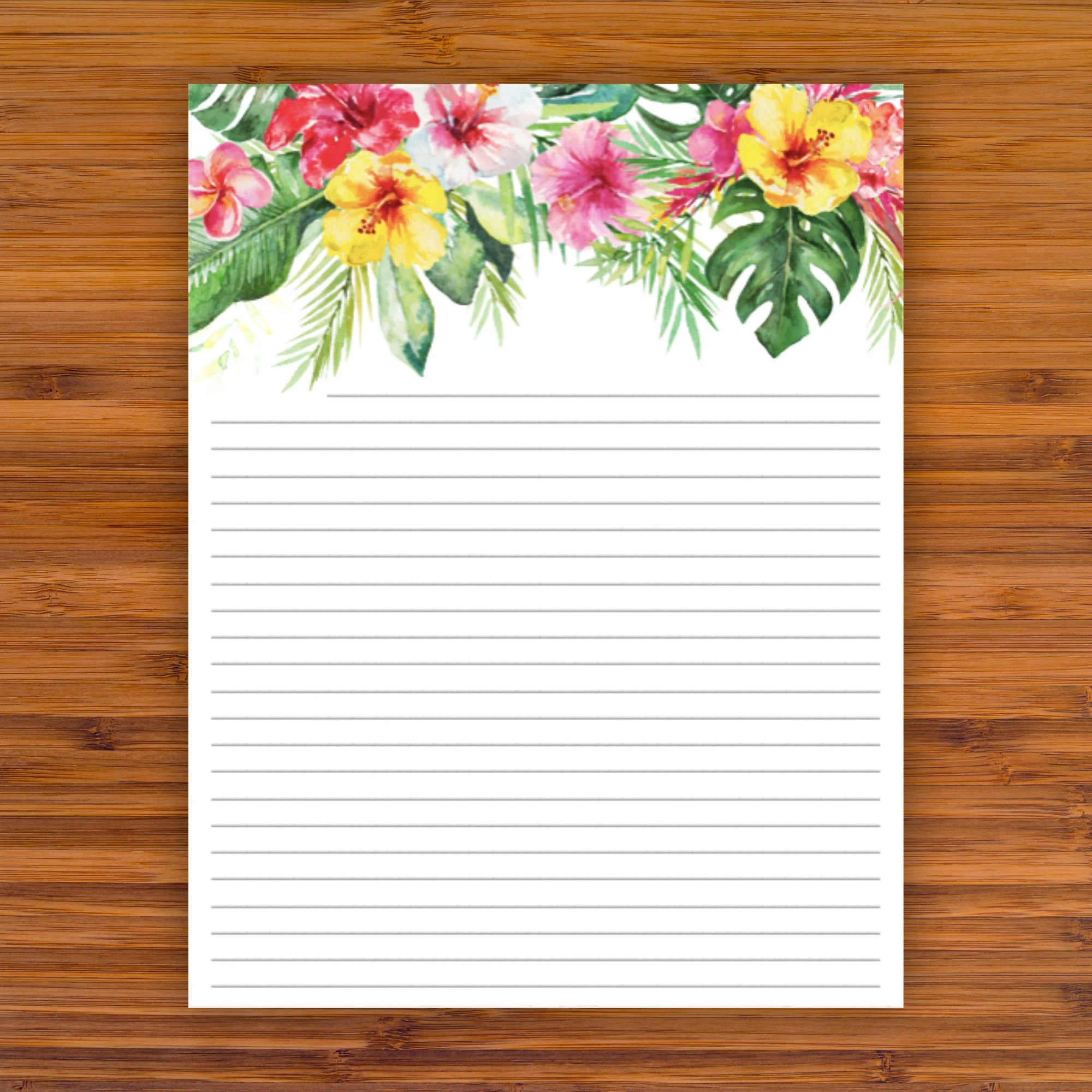 Watercolor Stationery Templates For Artistic Designs | Templatesz234 ...