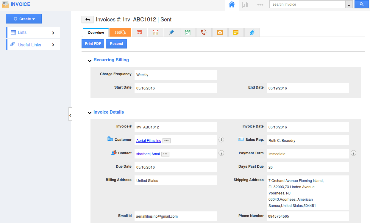 Invoice Template Software For Recurring Billing | Templatesz234.com ...