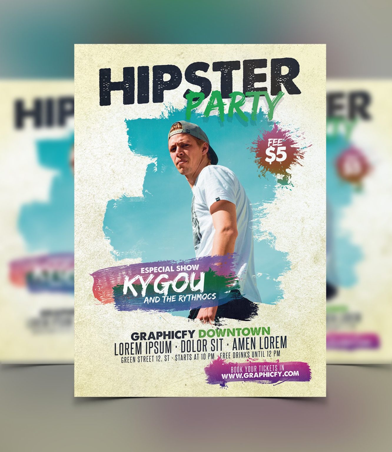 Hipster Flyer Templates: The Perfect Choice For Your Next Event ...