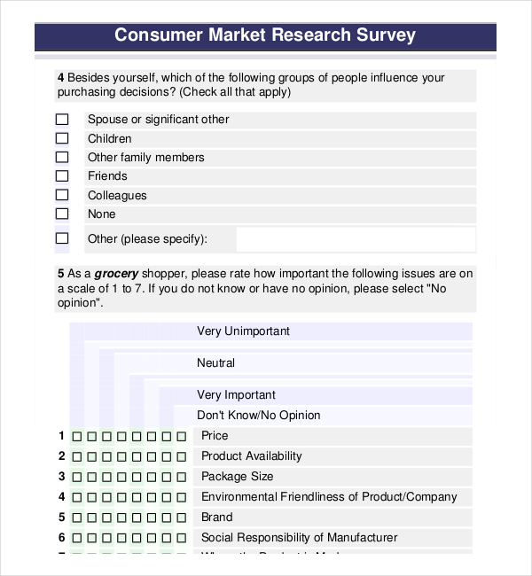 Marketing Survey Template: A Comprehensive Guide For Effective Market ...