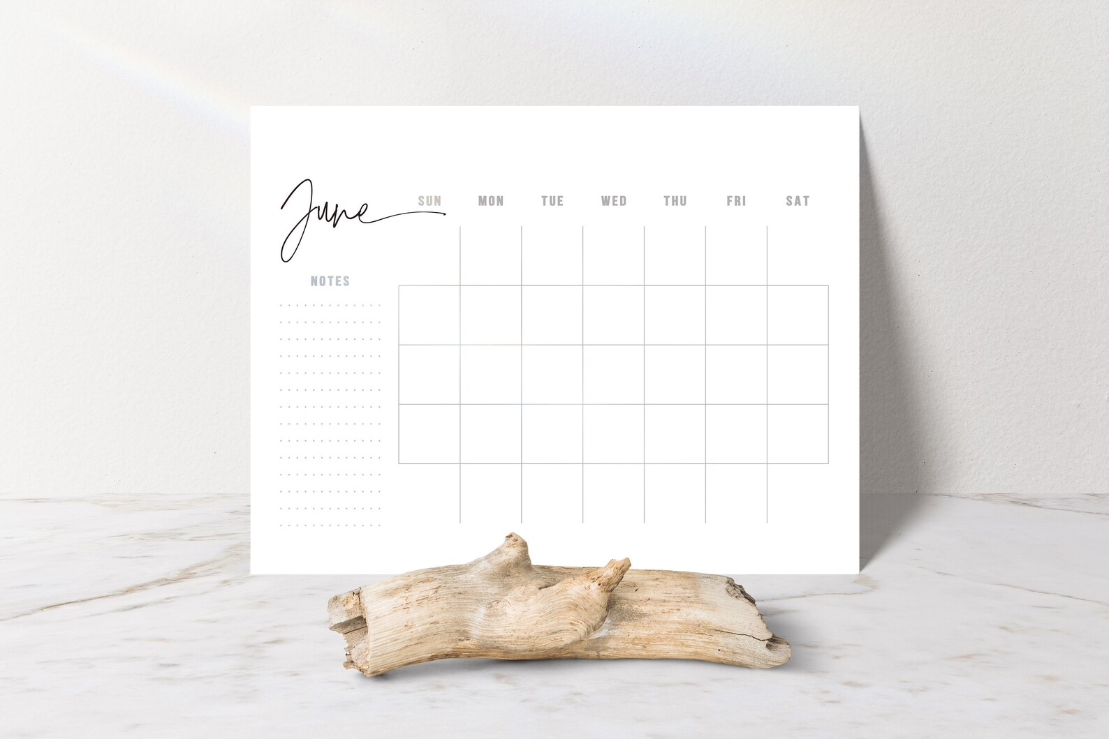 Minimalistic Elegant Calendar Template | Templatesz234.com ...