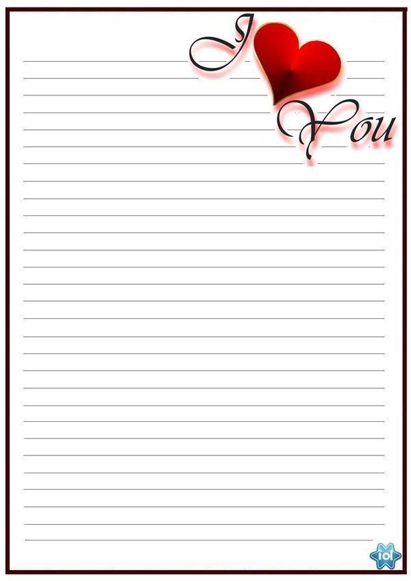 Love-Inspired Stationery Templates For Romantic Gestures ...