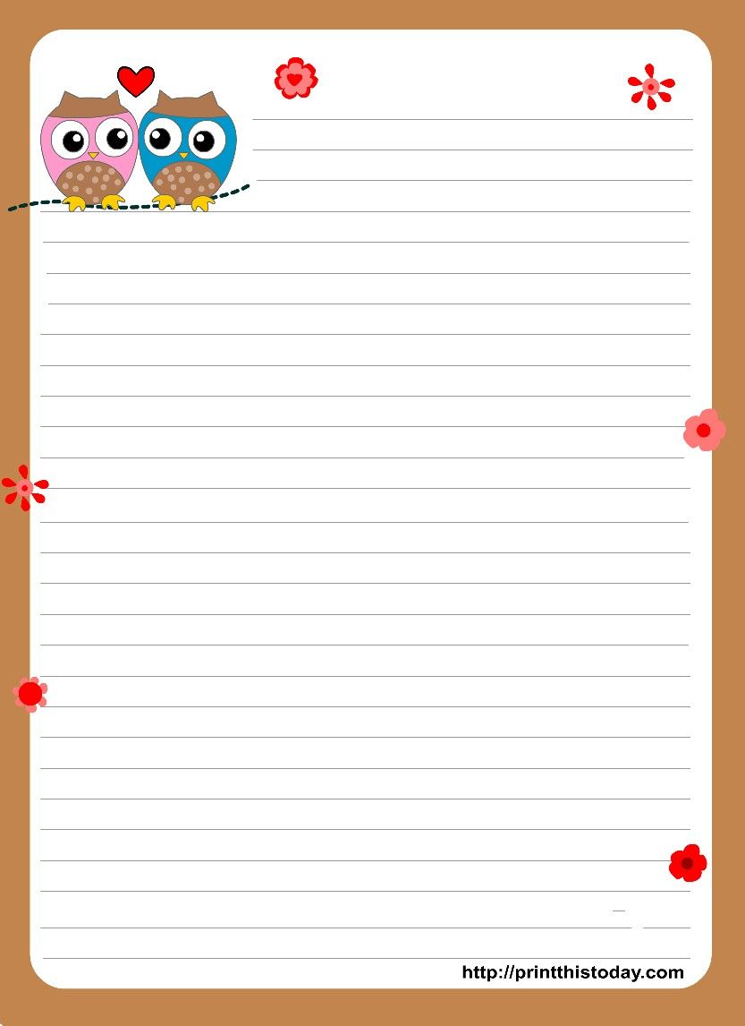 Love Note Stationery Templates: Add A Touch Of Romance To Your ...