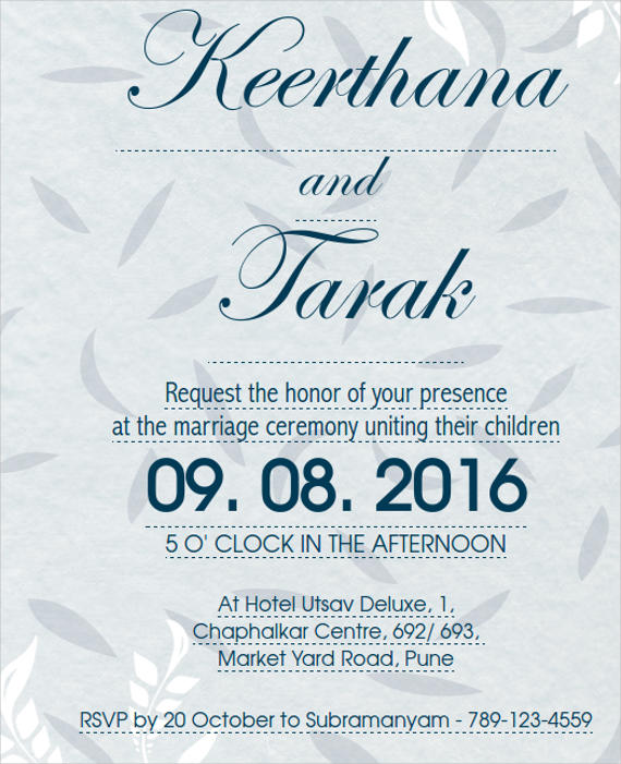 Invitation Templates For Any Ceremony | Templatesz234.com ...