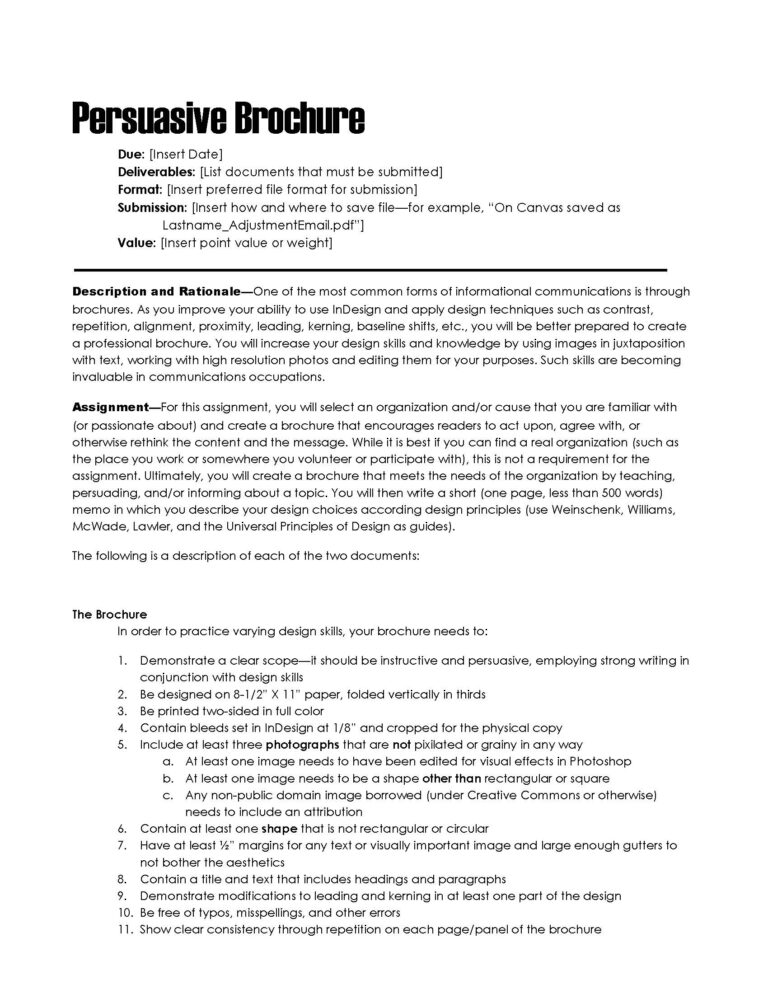 Tips For Writing Persuasive Content For A Brochure | Templatesz234.com ...