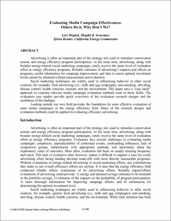 Marketing Campaign Evaluation Template | Templatesz234.com ...