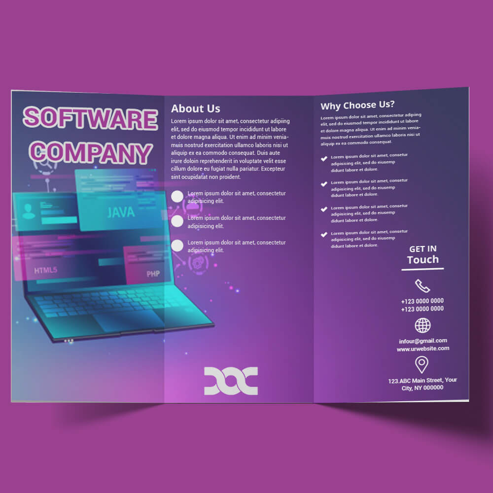 Brochure Templates For Software Startups | Templatesz234.com ...