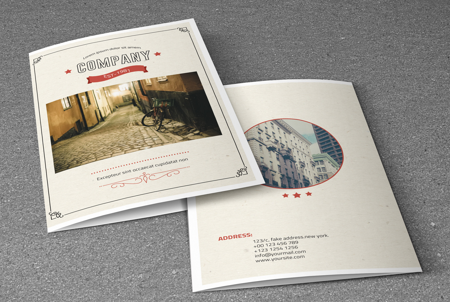 Retro Brochure Templates: A Blast From The Past | Templatesz234.com ...