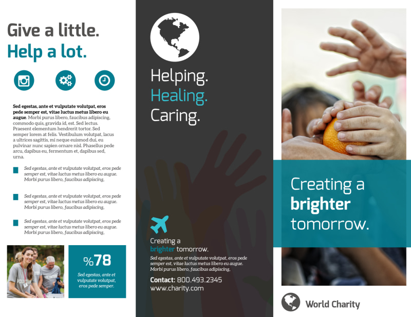 Brochure Templates For Charity Organizations | Templatesz234.com ...
