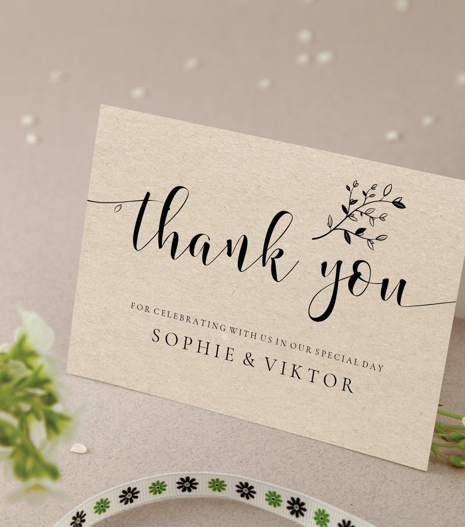 Printable Thank You Card Templates For Weddings | Templatesz234.com ...