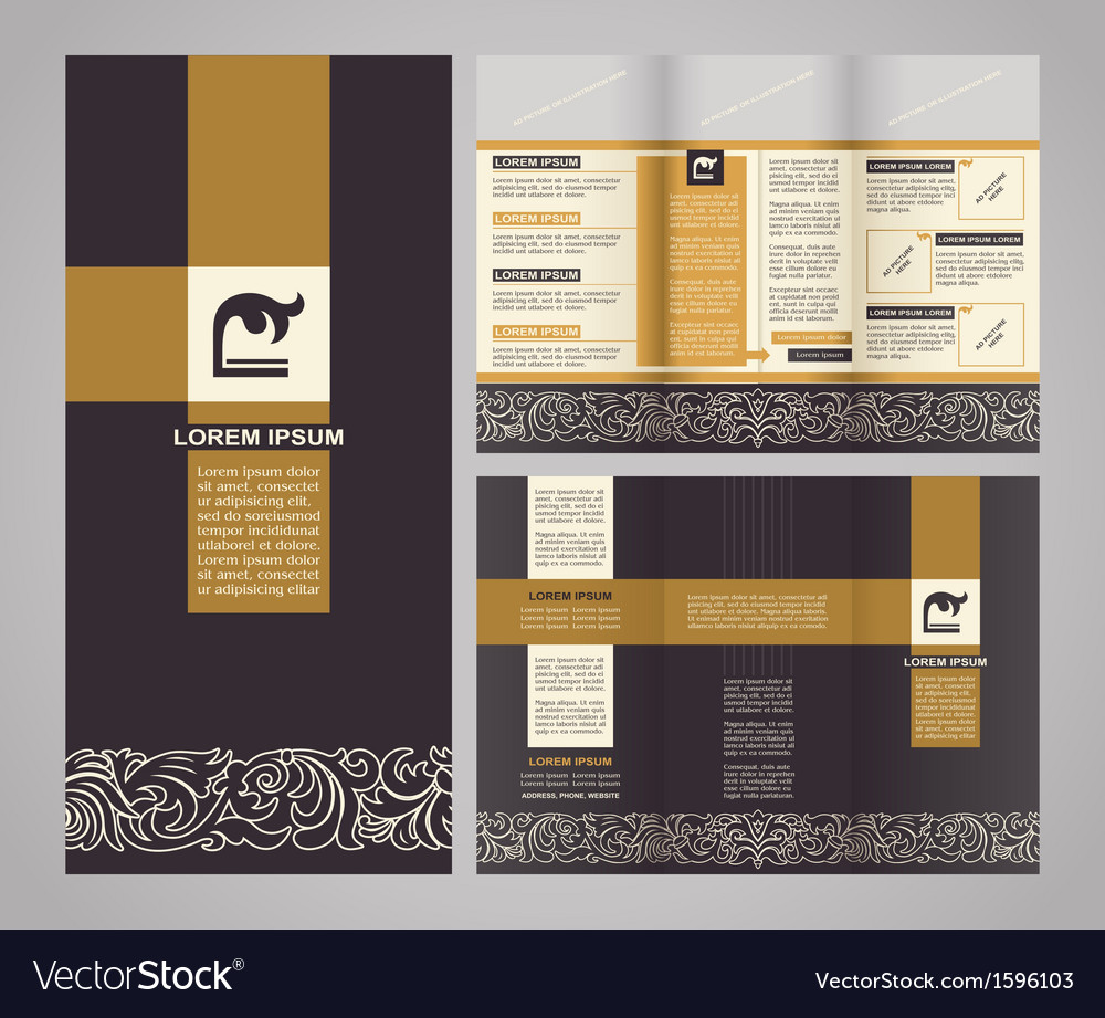Vintage Brochure Layouts | Templatesz234.com - Templatesz234.com