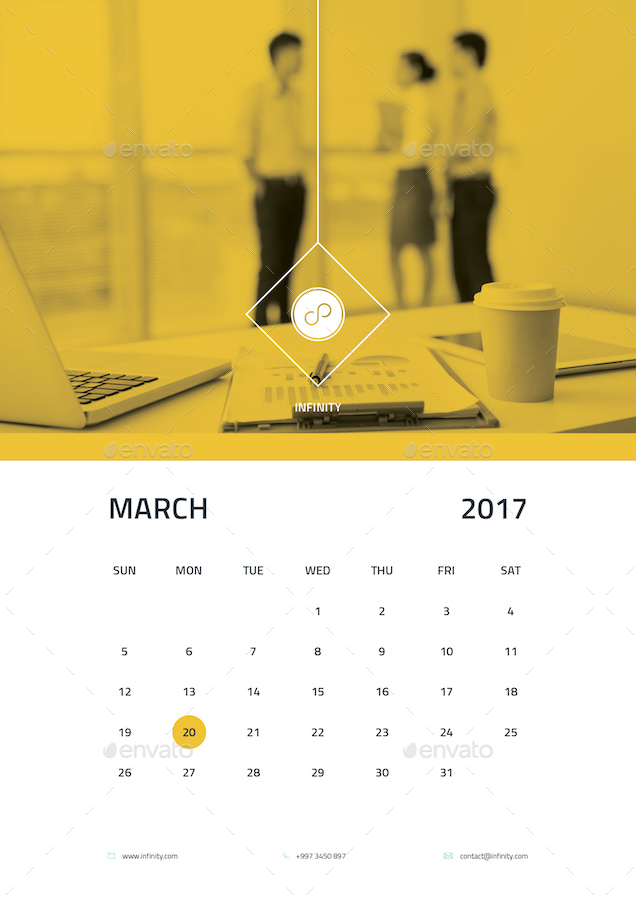 Minimalistic Modern Calendar Template: A Perfect Blend Of Style And ...
