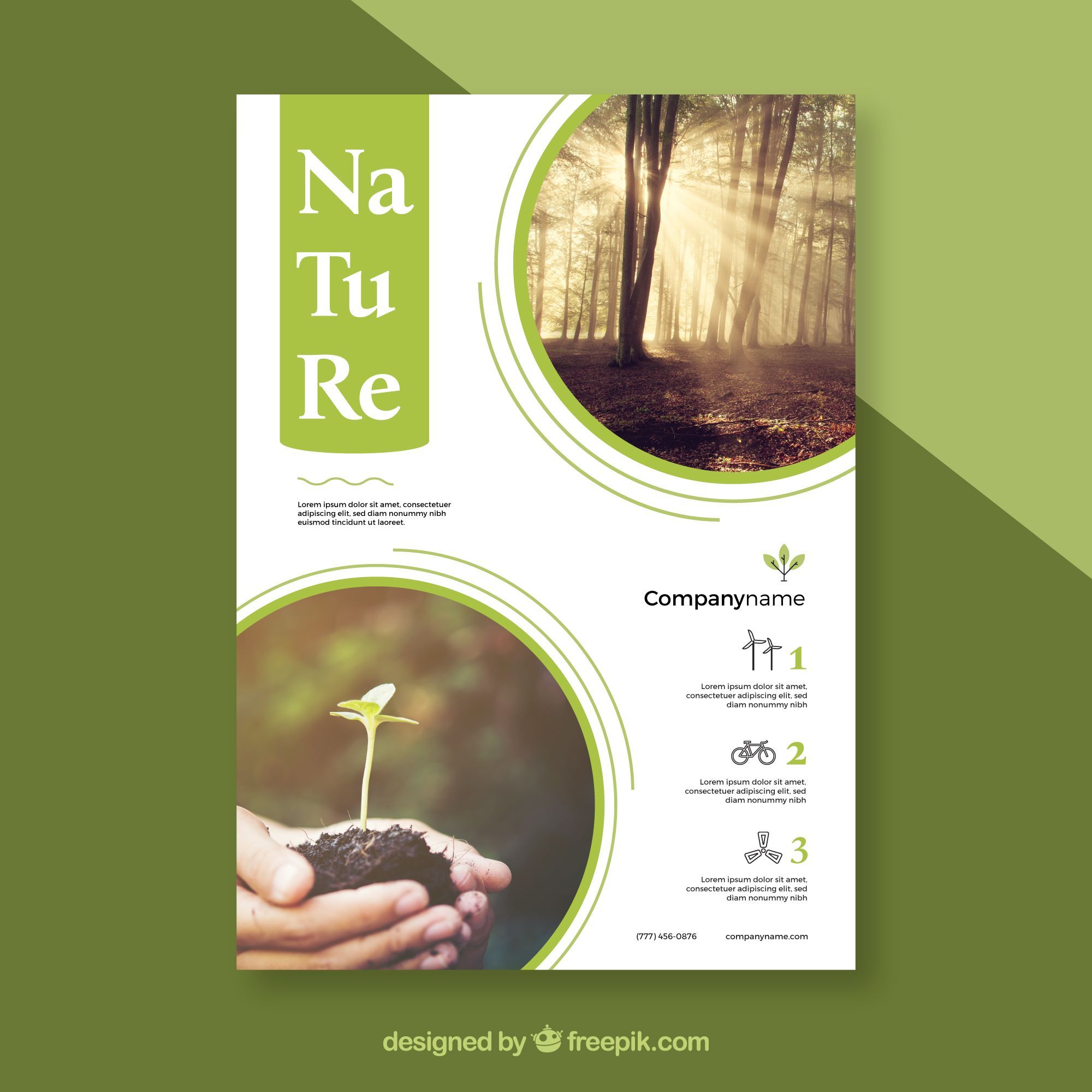 Nature-Inspired Flyer Designs | Templatesz234.com - Templatesz234.com