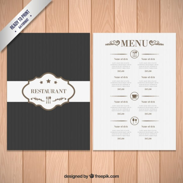 Elegant Menu Templates: Enhance Your Dining Experience With Style ...