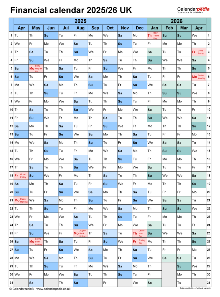 Financial Calendar Template | Templatesz234.com - Templatesz234.com