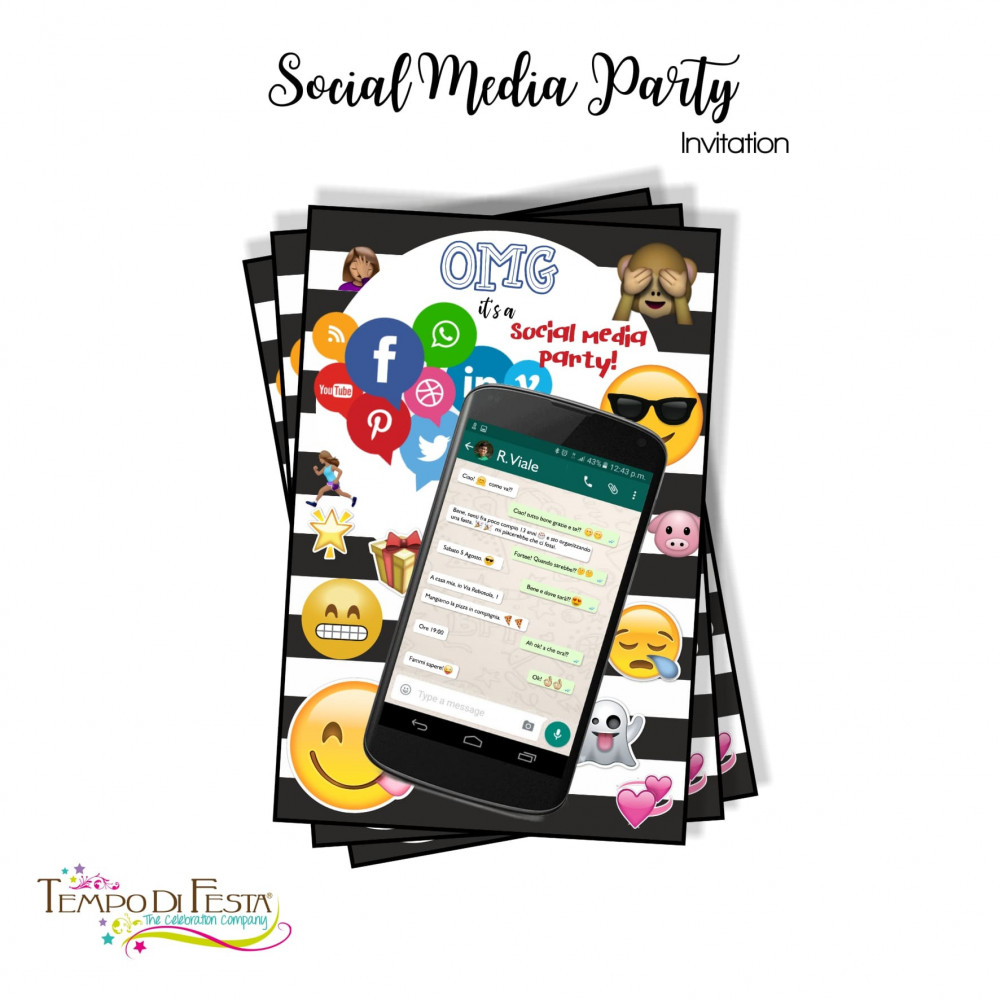 Invitation Templates With Social Media Sharing Buttons | Templatesz234 ...