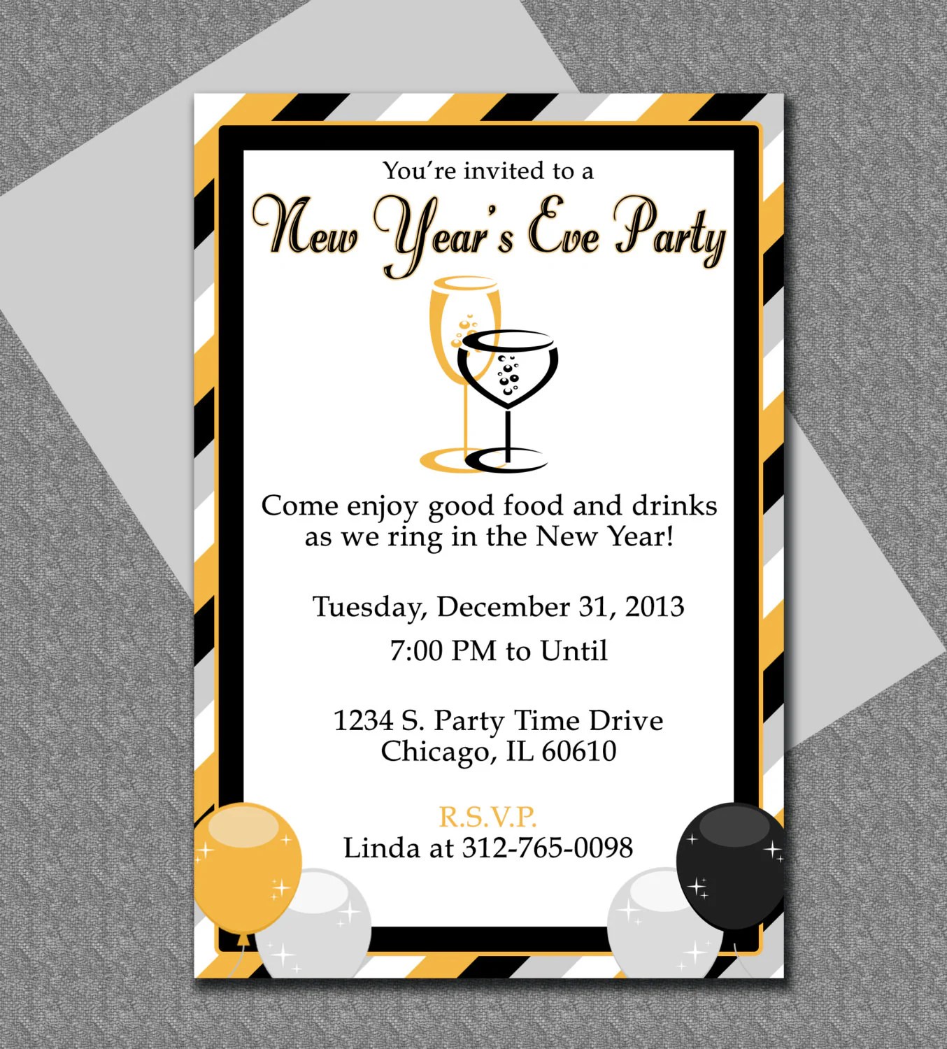 New Year's Eve Invitation Templates: Make Your Celebration Memorable ...